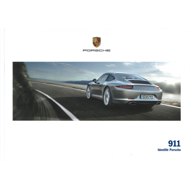 Porsche Brochure 911 Identity Porsche 03/2015 in french WSLC1601000130