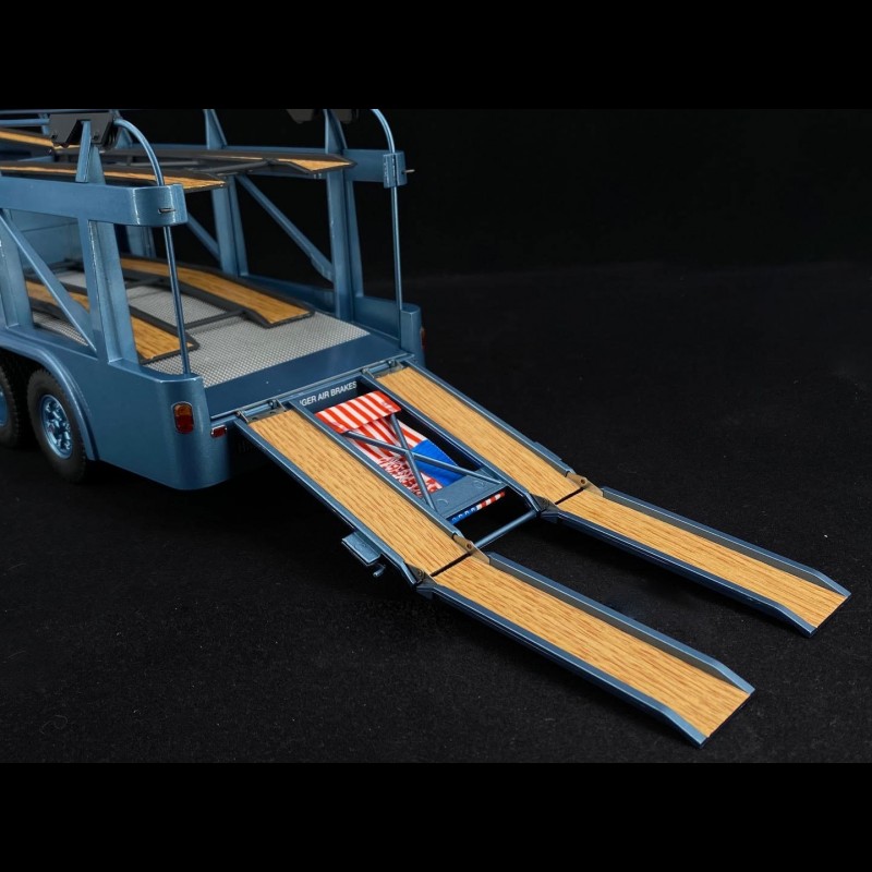 Fiat Bartoletti 306 / 2 Race Car Transporter Truck Shelby Cobra 1/18 ...