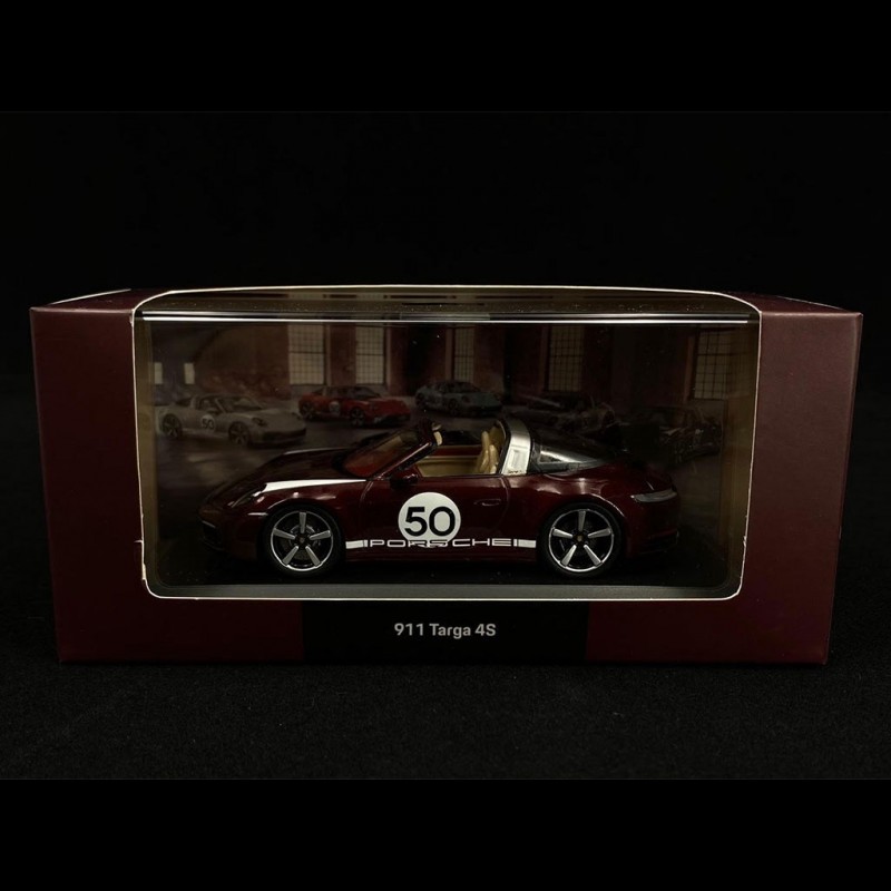 Porsche 911 Targa Heritage 4S Type 992 n° 50 Cherry red Special Edition ...