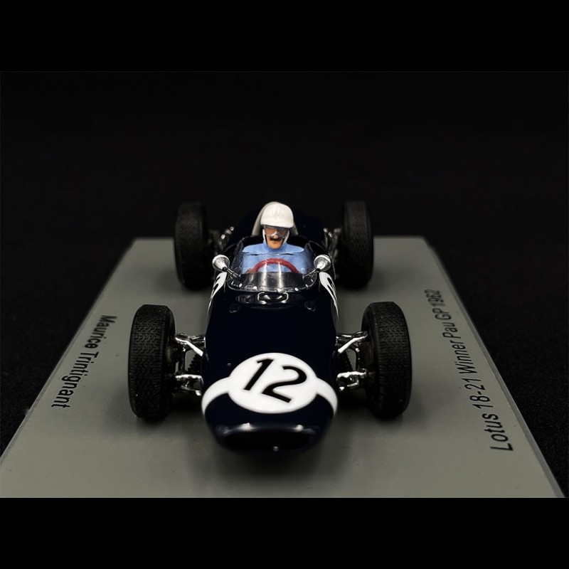 Lotus 18 - 21 n° 12 Vainqueur GP Pau 1962 1/43 Spark S7451