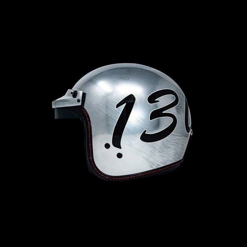 Helm James Dean n° 130 Little Bastard Silbergrau