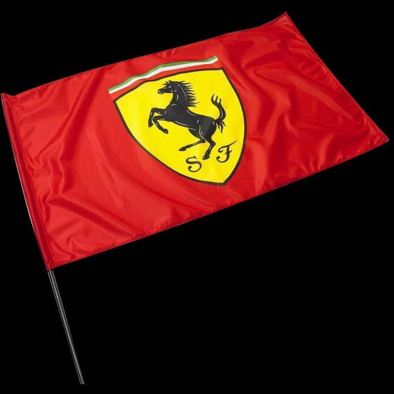 Drapeau Ferrari avec mât Scuderia Formule 1 51718-600