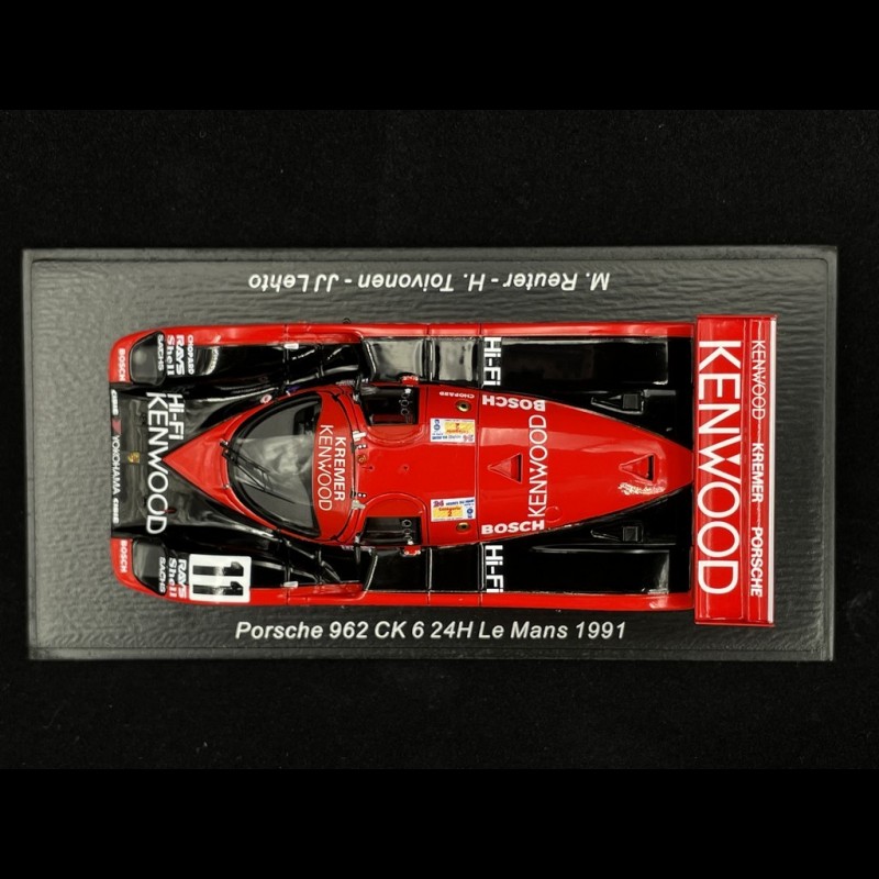 Porsche 962 CK 6 N° 11 24H Le Mans 1991 1/43 Spark S9885