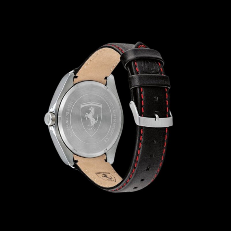Montre Automatique Ferrari Speedracer Cuir Noir FE0830687