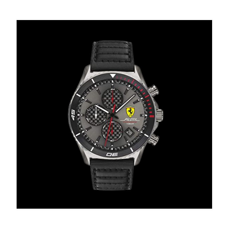 Montre Ferrari Pilota Evo Cuir Noir FE0830773