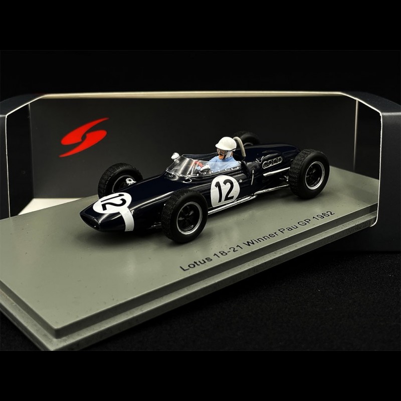 Lotus 18 - 21 n° 12 Vainqueur GP Pau 1962 1/43 Spark S7451