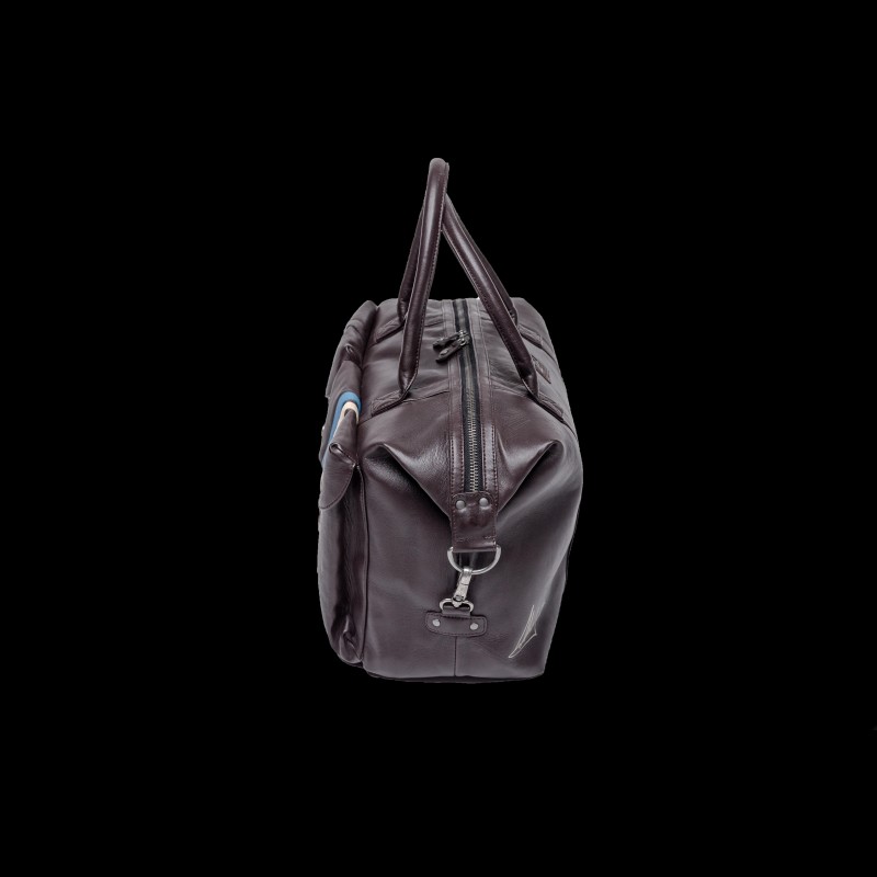 Sehr Große Ledertasche Steve McQueen 24H Du Mans Dean Braun