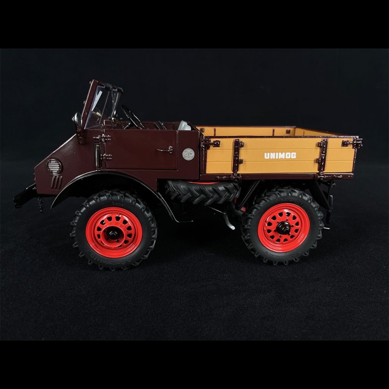 Mercedes - Benz Unimog 401 1955 Brown Wood 1/18 Schuco 450017500