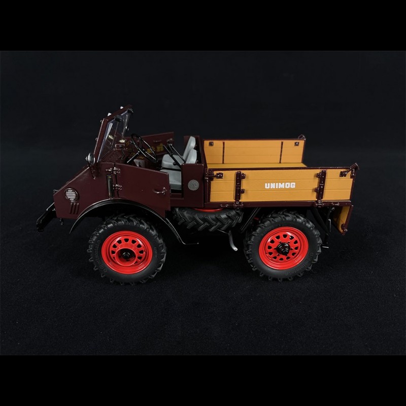 Mercedes - Benz Unimog 401 1955 Brown Wood 1/18 Schuco 450017500