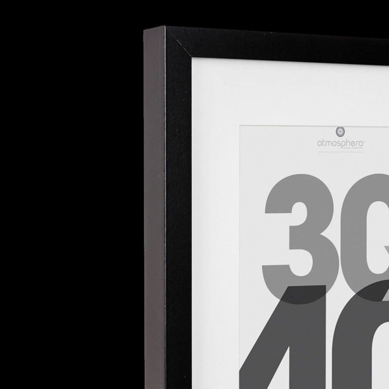Poster / Photo Frame Black Wood 30 x 40 cm
