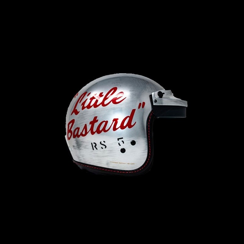 Helm James Dean n° 130 Little Bastard Silbergrau