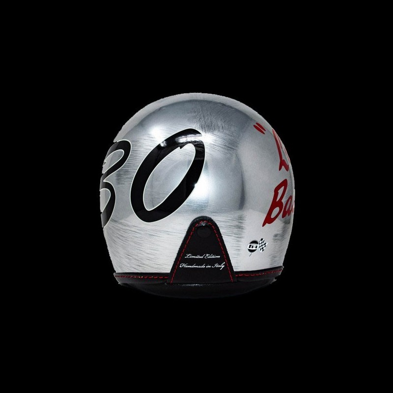 Helm James Dean n° 130 Little Bastard Silbergrau