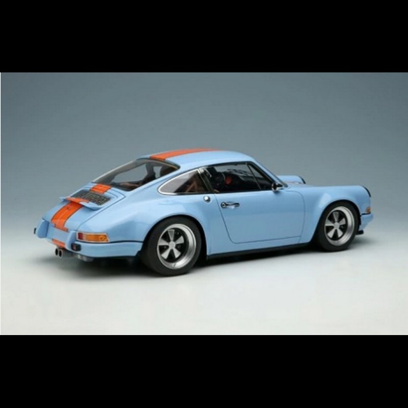 Porsche 911 Type 964 Coupe Gulf Blue - Orange Stripe 1/18 Make Up ...