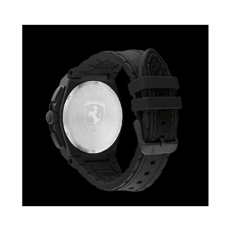 Montre Ferrari Aspire Chrono Cuir / Silicone Noir FE0830867