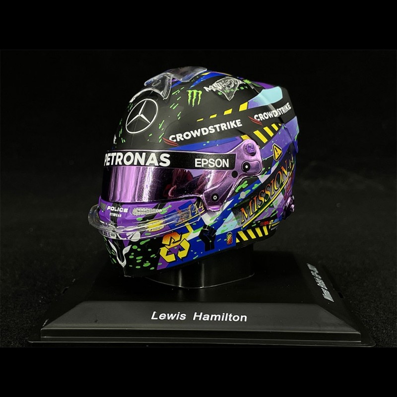 Lewis Hamilton Helmet Winner GP England 2021 1/5 Spark 5HF066
