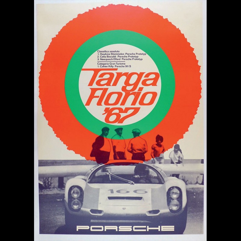 5 Poster-Set Targa Florio 1958-1960-1966-1967-1970