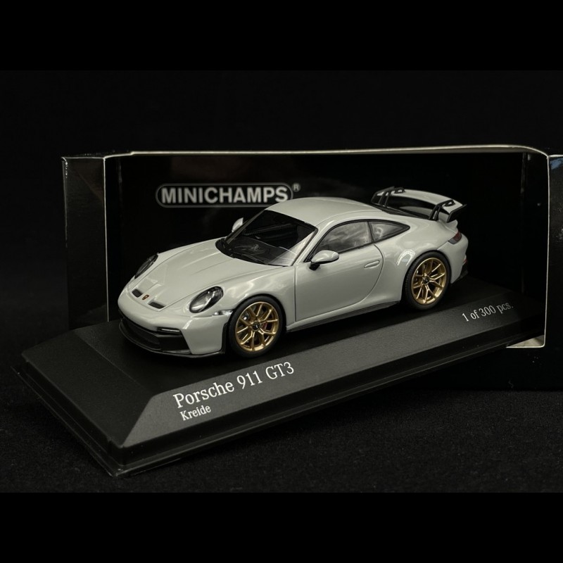 Porsche 911 GT3 Type 992 2020 Chalk Grey 1/43 Minichamps 410069201