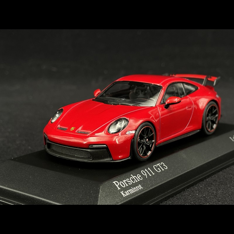 Porsche 911 GT3 Type 992 2020 Carmine Red 1/43 Minichamps 410069202
