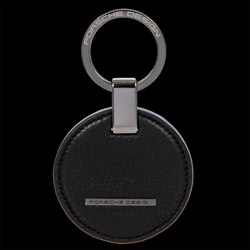 Porsche Design Keyring Circle Leather Black 4056487026343