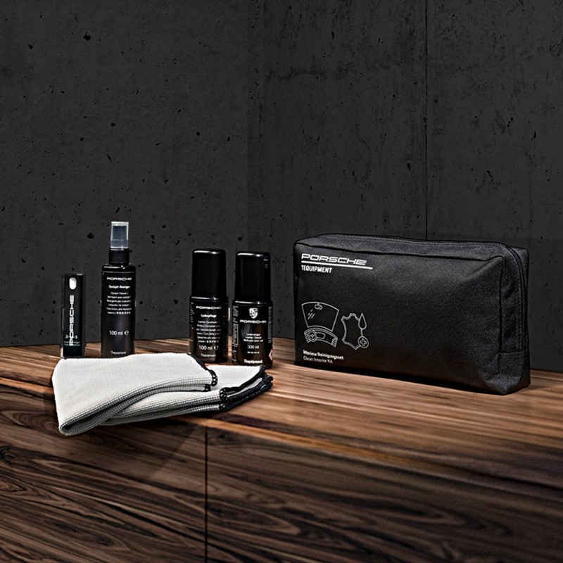 Kit de nettoyage Porsche Tequipment pour intérieur 00004400250
