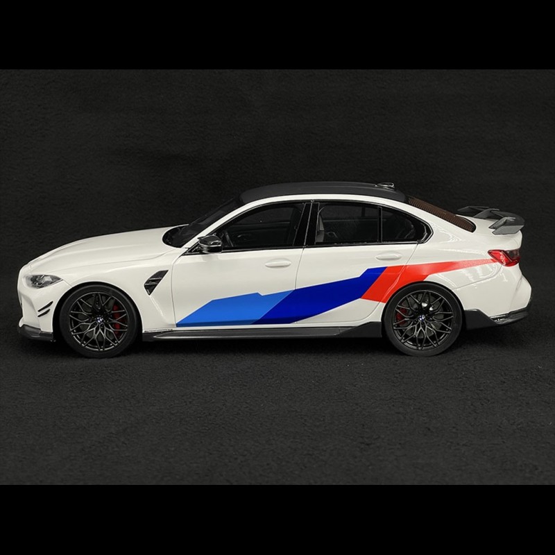 BMW M3 M-Performance 2021 Alpine White 1/18 Top Speed TS0349