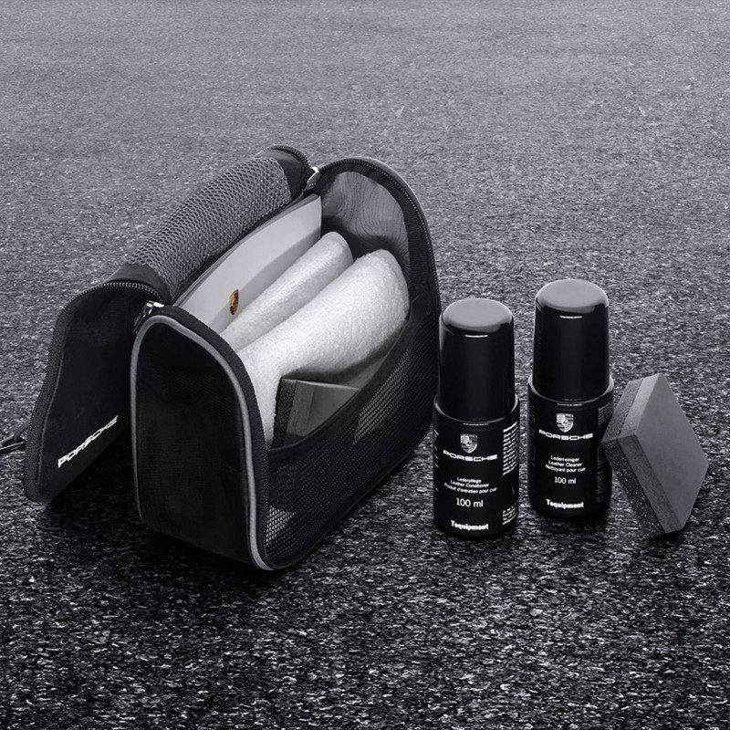 Kit Porsche Tequipment pour le nettoyage et l'entretien du cuir 00004400401
