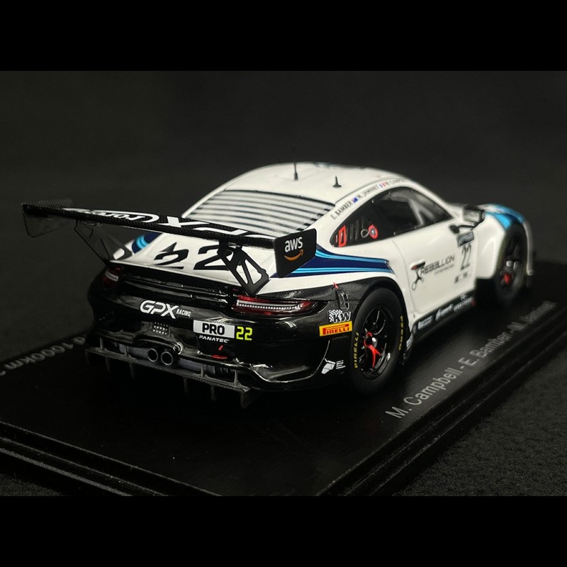 Porsche 911 GT3 R n°22 Winner 1000km Paul Ricard 2021 1/43 Spark SP372