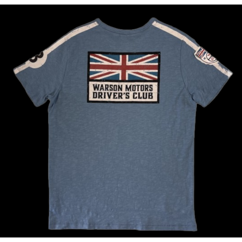 T-shirt Motors Driver's Club n°3 Blue - Men