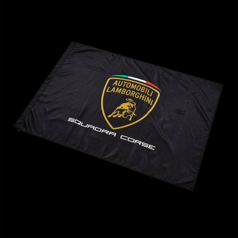Lamborghini Flag Black LB14F